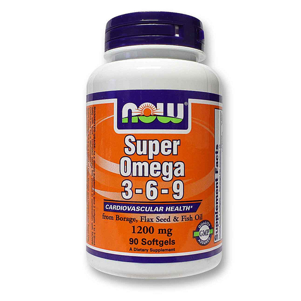 Super Omega 3-6-9 1200mg - 90 caps - Now Foods - Boteprote